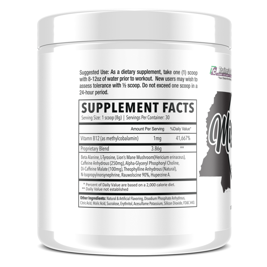 Mississippi Muscle Pre-Workout – Trainer's Choice